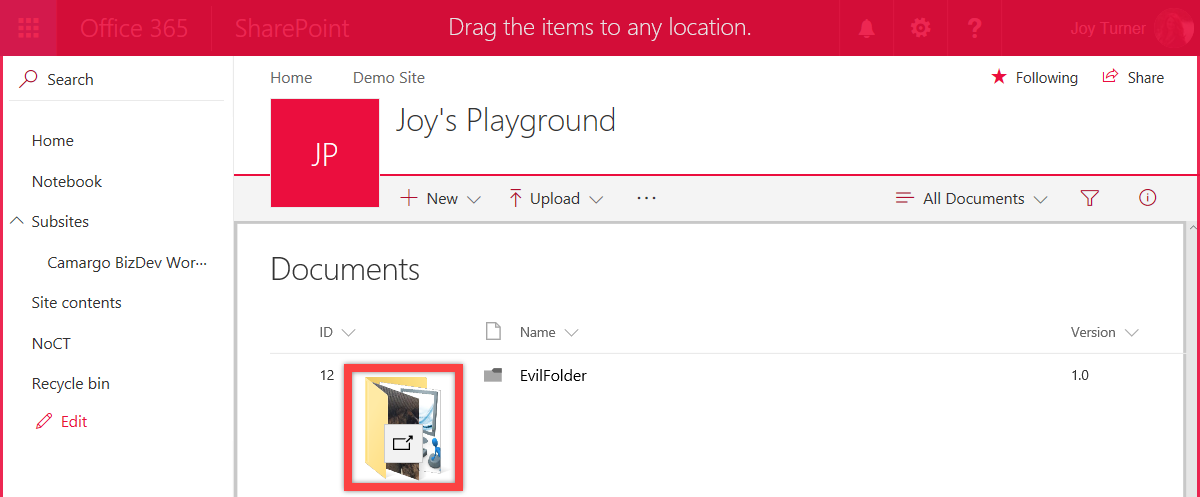 Dragging & Dropping Folders in SharePoint. Seriously.
