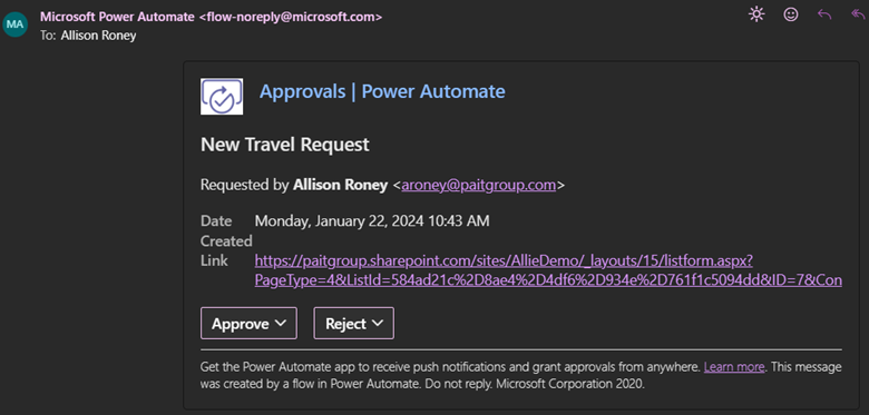 Working with List Item Attachments in Power Automate Approvals