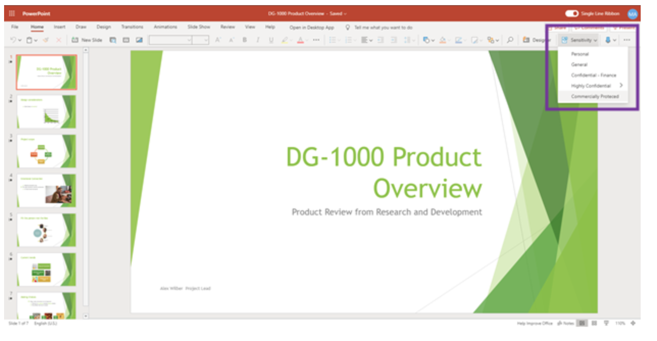 Microsoft Powerpoint Labels