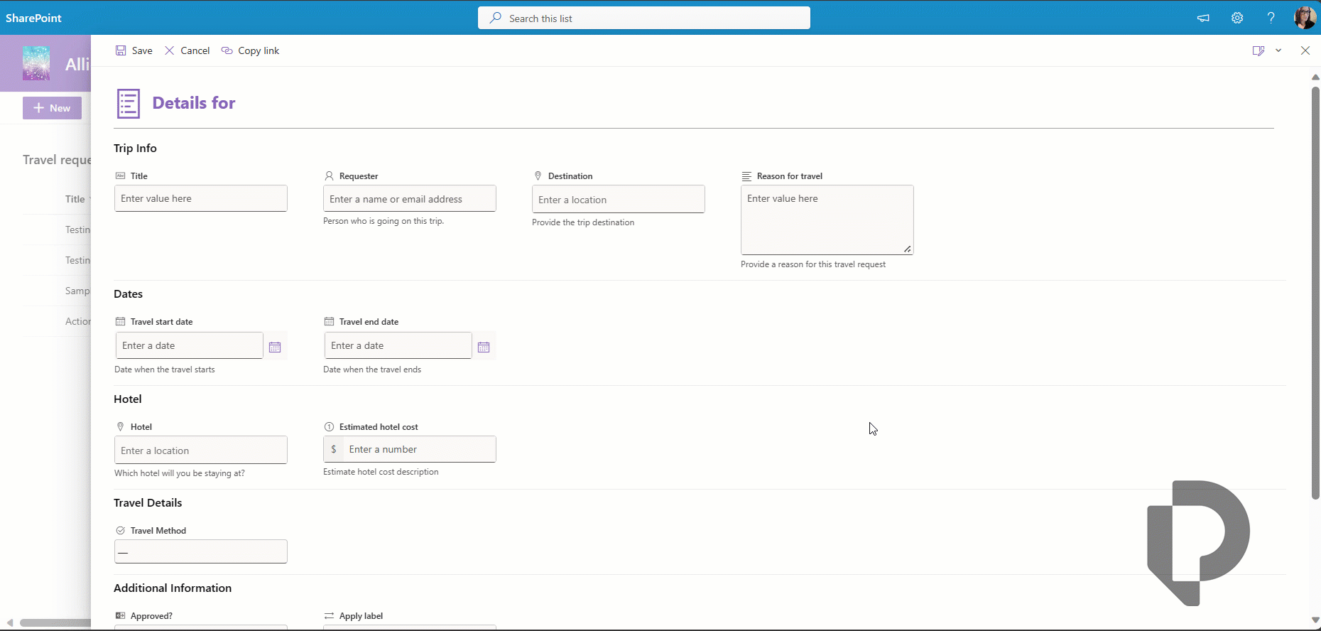 Configuring the Layout of SharePoint Forms Part 2: Conditional Fields