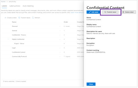 How to Create, Publish, and Use Sensitivity Labels in Microsoft 365