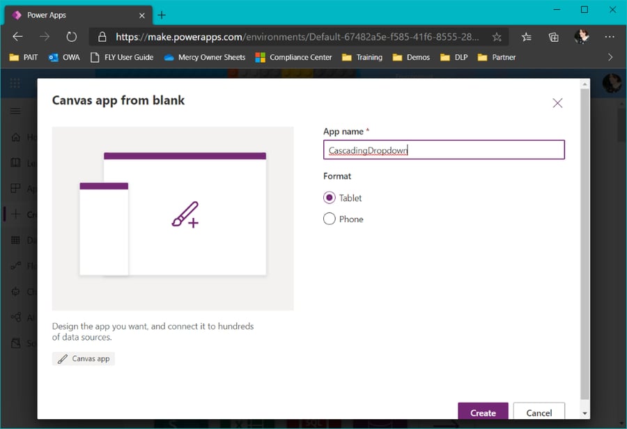 Cascading Drop-downs in PowerApps